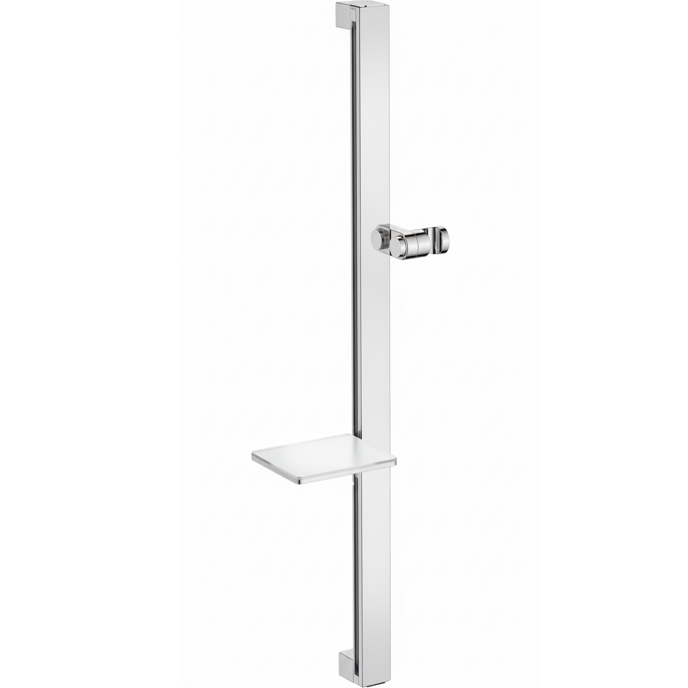Shower Sliding Rail | Made of ABS | Silver Color | Wall-Mounted – aquieen