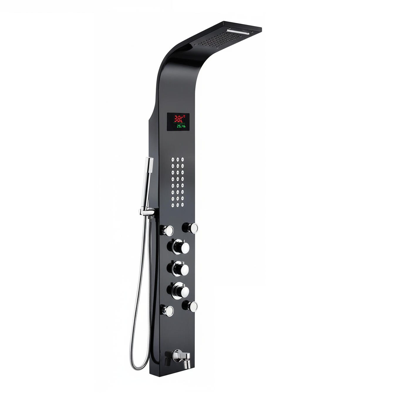 Aquieen SS304 Shower Panel Set | Black | Wall-Mounted – aquieen